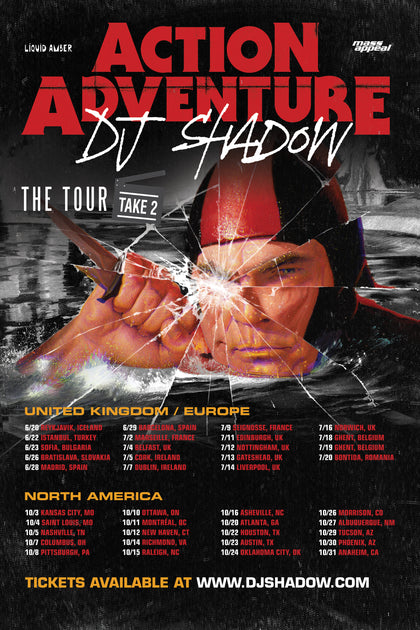 DJ SHADOW - ACTION ADVENTURE WORLD TOUR NEW DATES – DJ Shadow